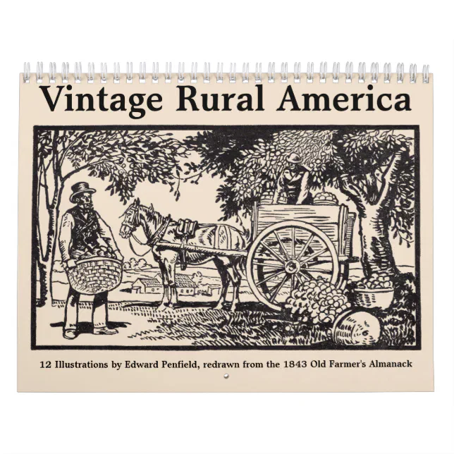 Vintage Rural America Calendar | Zazzle