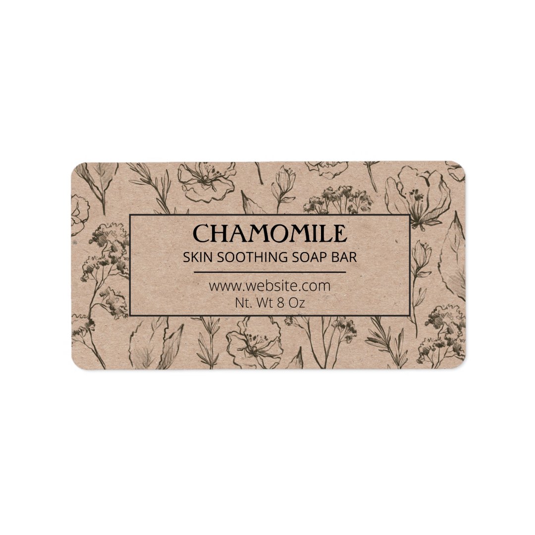 Vintage Rustic Soap Bar Labels | Zazzle