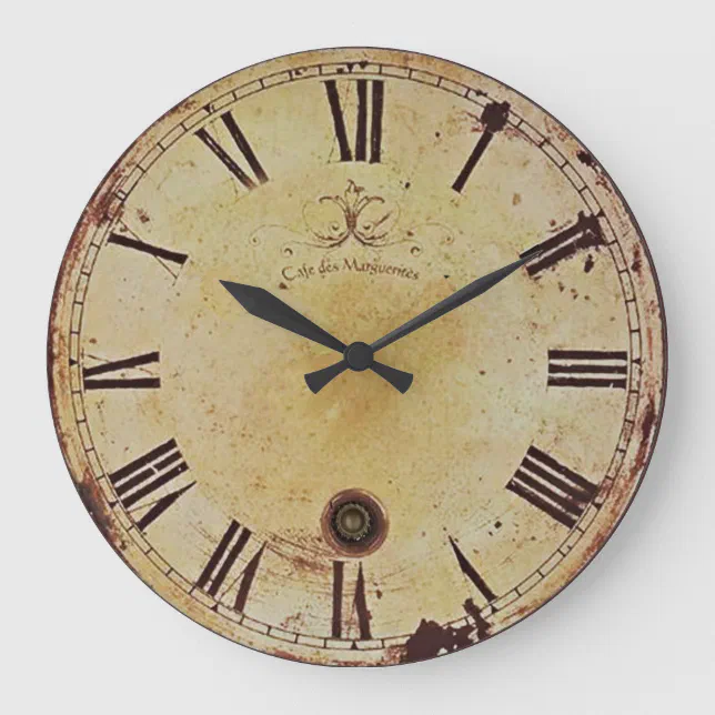 Vintage, Rustic, Victorian, Custom Large Clock | Zazzle