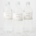 Vintage Rustic Wildflower Wedding Water Bottle Label | Zazzle
