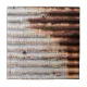 Vintage Rusty Metal Ceramic Tile | Zazzle