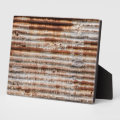 Vintage Rusty Metal Plaque | Zazzle