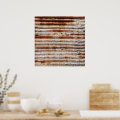 Vintage Rusty Metal Poster | Zazzle