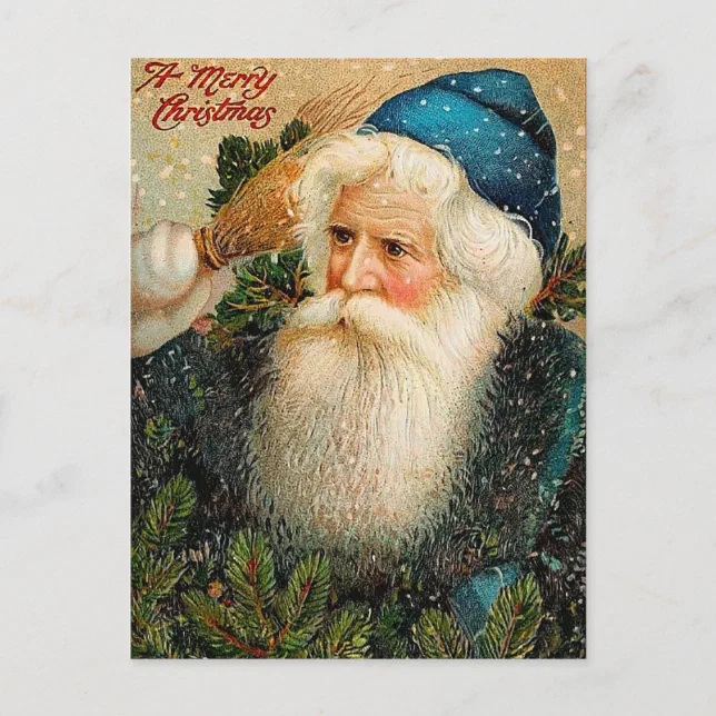 Vintage Santa Claus Christmas Postcard | Zazzle