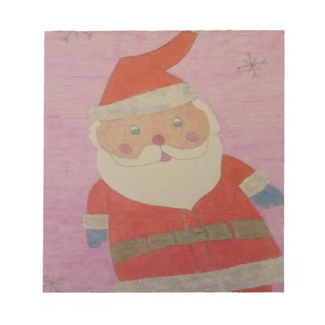 Vintage Santa Claus Notepad | Zazzle