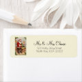 Vintage Santa Claus Return Address Label | Zazzle