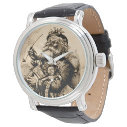 Vintage Santa Claus Watch | Zazzle