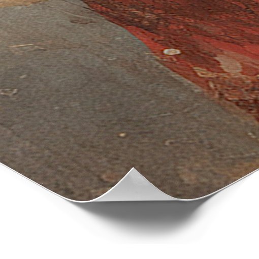 Vintage Santa Distressed Poster | Zazzle