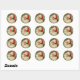 Vintage Santa Grunge Classic Round Sticker | Zazzle