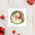 Vintage Santa Napkins | Zazzle