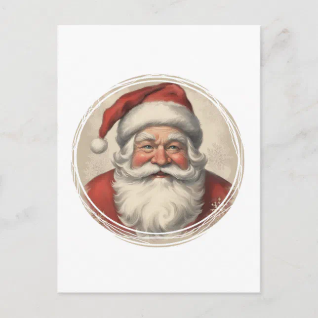 Vintage Santa Postcard | Zazzle