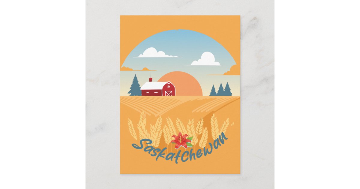 Vintage Saskatchewan Postcard | Zazzle