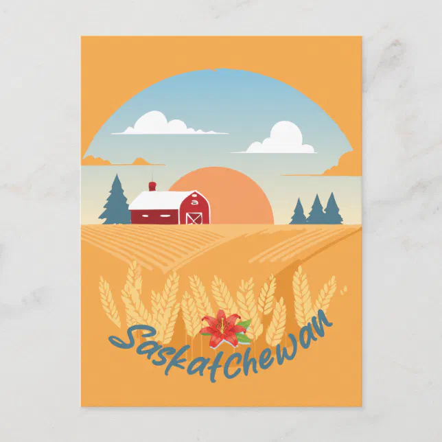 Vintage Saskatchewan Postcard | Zazzle