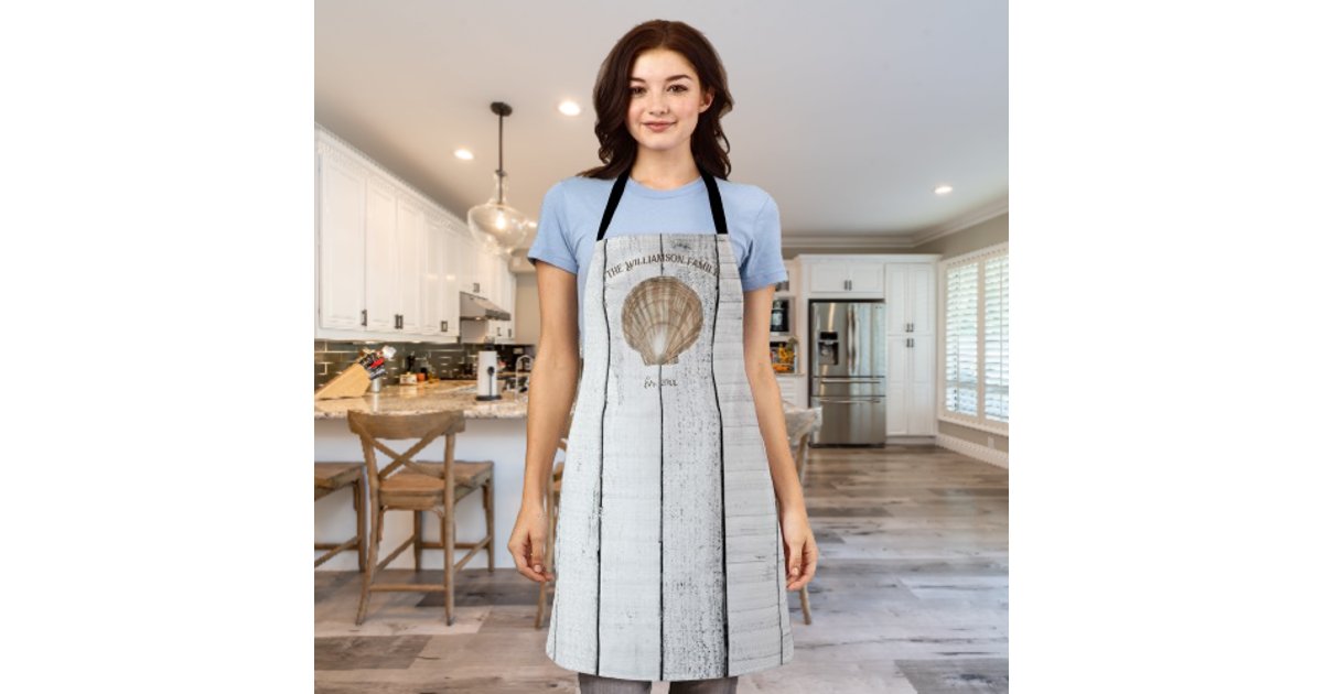 Vintage Scallop Shell Apron | Zazzle