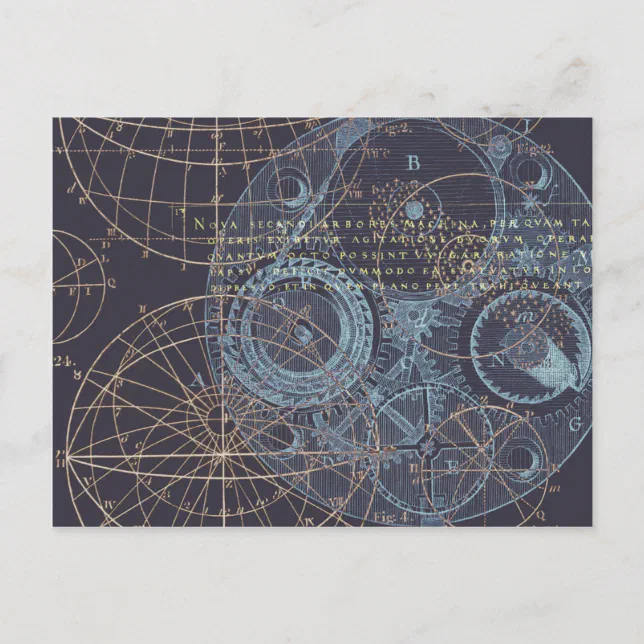 Vintage Science Book Illustration Postcard | Zazzle