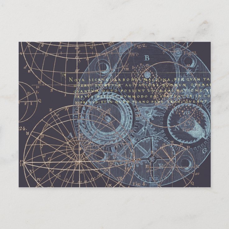 Vintage Science Book Illustration Postcard | Zazzle
