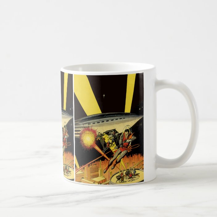 Vintage Science Fiction, Sci Fi Aliens from UFO Coffee Mug | Zazzle.com