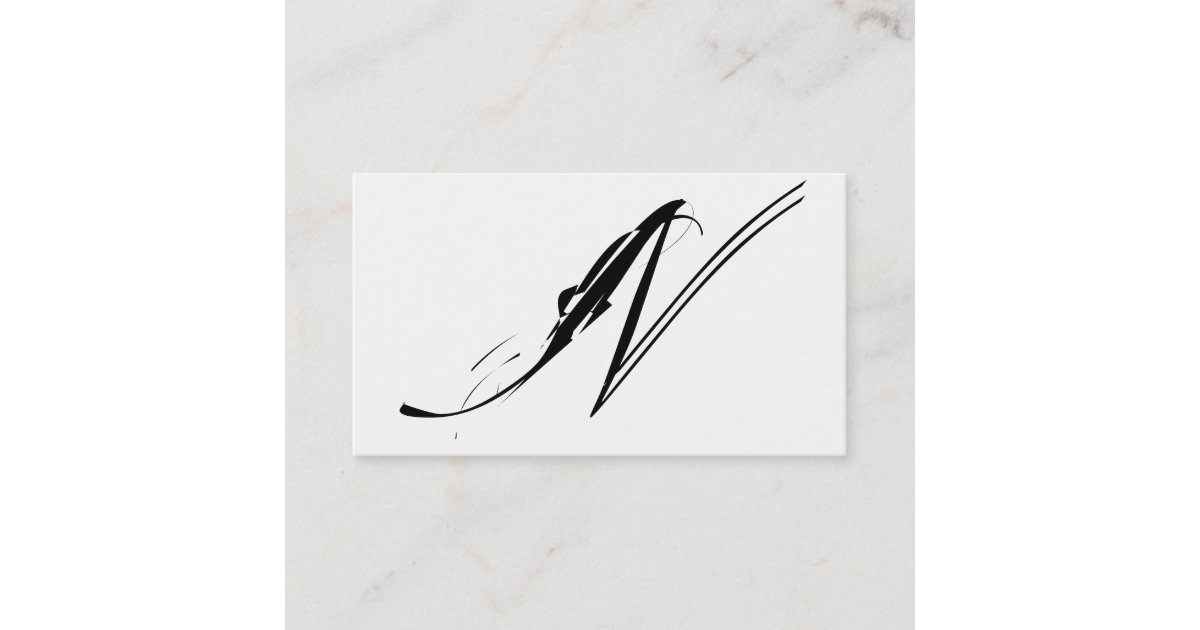 Vintage Script Business Card | Zazzle