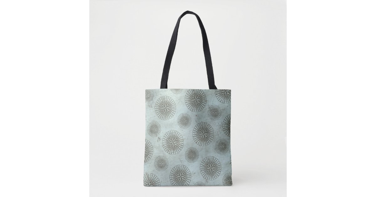Vintage Sea Shanty | Steampunk Compass Ephemera Tote Bag | Zazzle