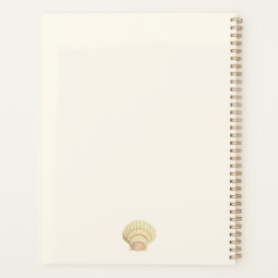 Vintage Seashell Wedding Planner | Zazzle