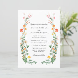 Vintage Secret Garden Wedding Invitation | Zazzle
