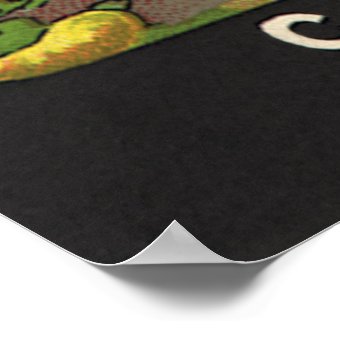 Vintage Seed Packet Label Art Yellow Summer Squash Poster | Zazzle