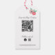 Vintage Sewing Machine Floral Size Price Hang Tags | Zazzle