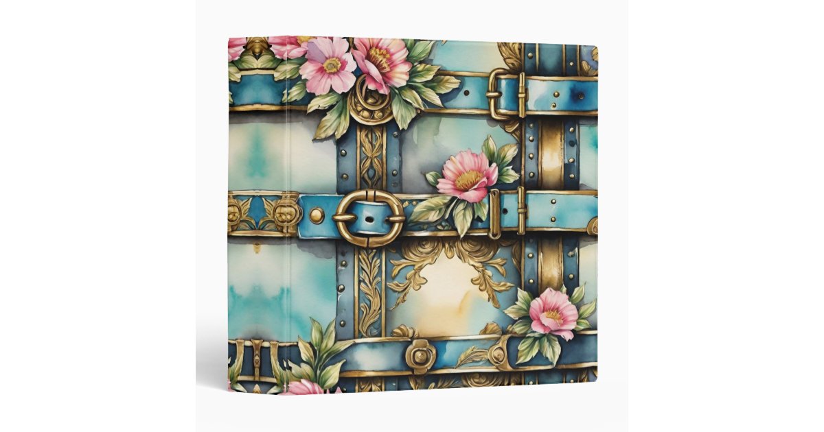 Vintage Shabby Chic Garden Book of Shadows 3 Ring Binder | Zazzle
