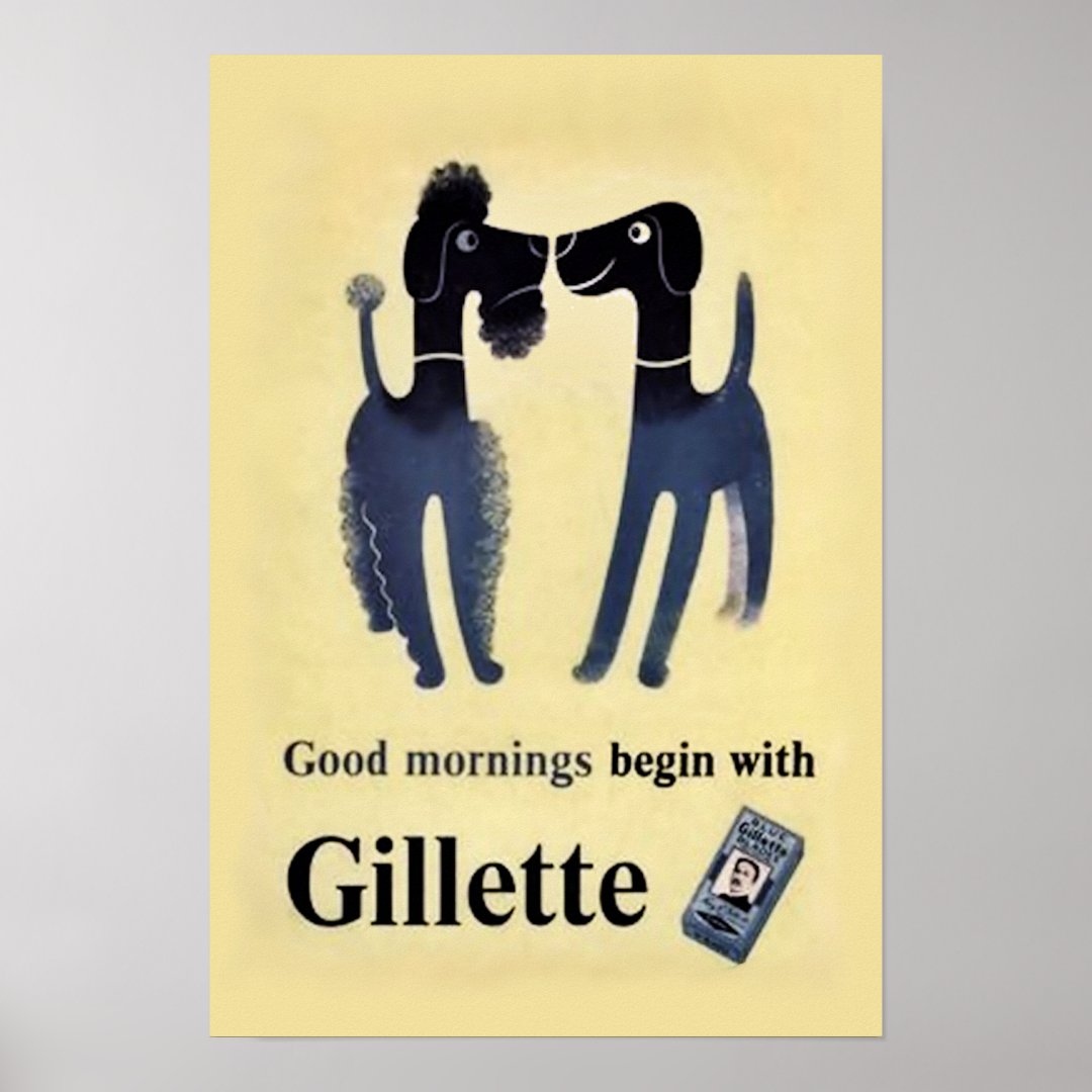 Vintage Shaving Poster | Zazzle