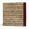 Vintage Sheet Music 3 Ring Binder | Zazzle