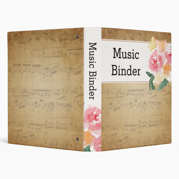 Vintage Sheet Music Binder | Zazzle
