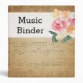 Vintage Sheet Music Binder | Zazzle
