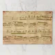 Vintage Sheet Music Paper Placemat | Zazzle