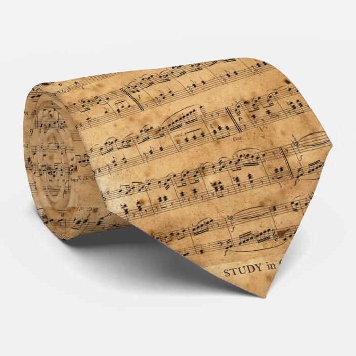 Vintage Sheet Music Tie. Tie | Zazzle.com