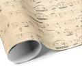 Vintage Sheet Music Wrapping Paper | Zazzle