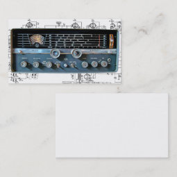 Vintage Short Wave Radio Business Cards | Zazzle