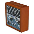 Vintage Shortwave Ham Radio Closeup Desk Organizer | Zazzle