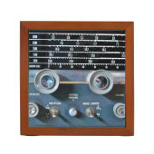 Vintage Shortwave Ham Radio Closeup Desk Organizer | Zazzle