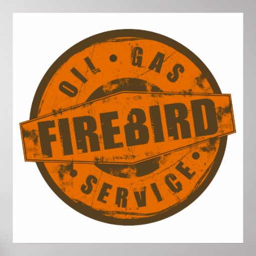 Vintage Sign Firebird Poster | Zazzle
