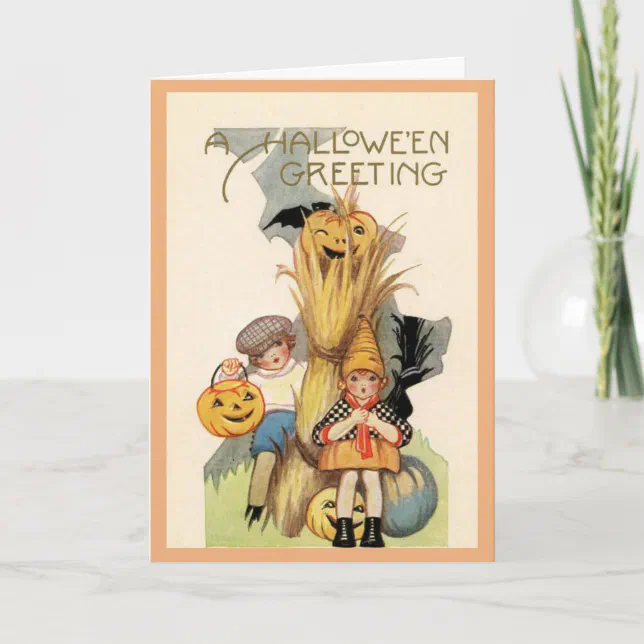 Vintage - Sing a Song of Halloween, Card | Zazzle