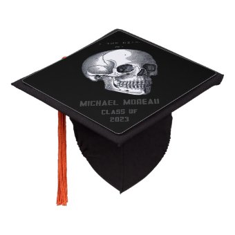 Vintage Skull Graduation Cap Topper | Zazzle