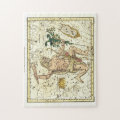 Vintage Sky Map Constellation of Hercules Jigsaw Puzzle | Zazzle