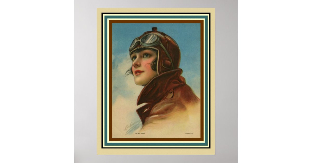 Vintage "Sky Pilot" Poster | Zazzle