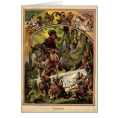 Vintage Snow White Illustrated Card | Zazzle