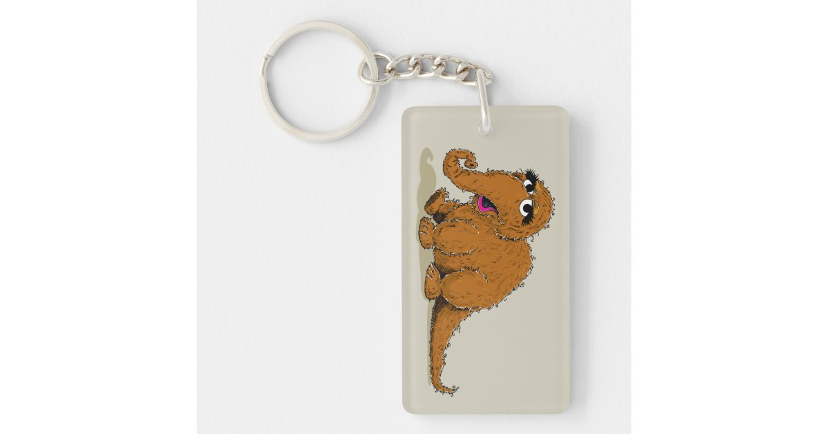 Vintage Snuffleupagus Keychain | Zazzle