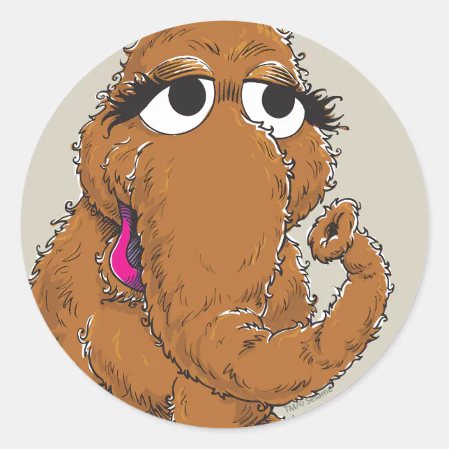 Vintage Snuffy Classic Round Sticker | Zazzle