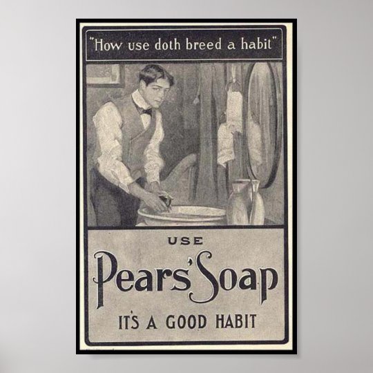 Vintage Soap Ad Poster | Zazzle.com