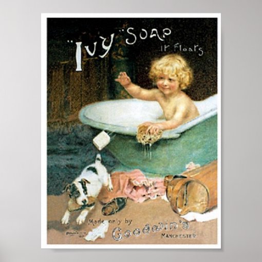 Vintage Soap Ad Print | Zazzle
