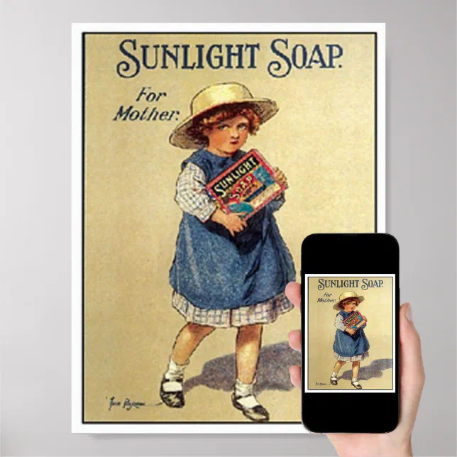Vintage Soap Ad Print | Zazzle