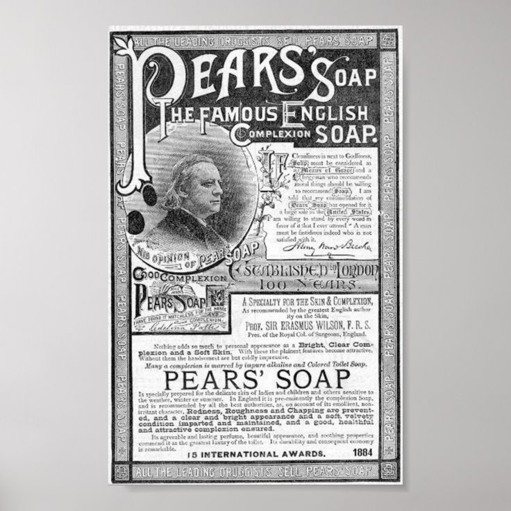 Vintage Soap Ad Print. Poster | Zazzle
